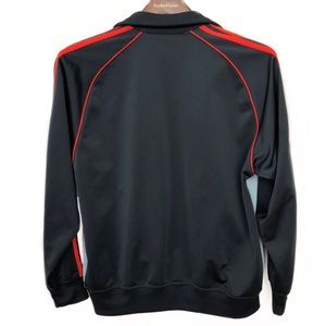adidas | Jackets & Coats | Adidas Grey Red Blue Classic Track Jacket ...